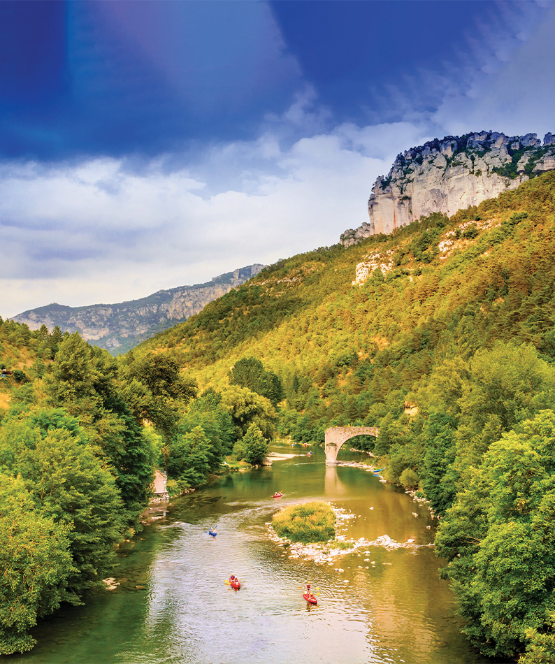 La région des Grands Causses | Au fil de l’eau