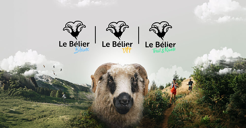 Le Bélier blanc, le Bélier VTT, le Bélier Trail & Rando, la Trilogie du bélier : l’animal à 3 cornes