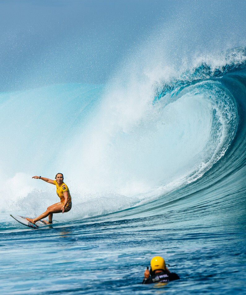 Teahupo’o, la vague parfaite pour les JO de cet été | La vague parfaite
